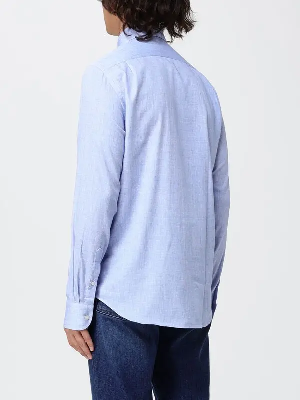 Paul & Shark Slim Fit Cotton Casual Shirt With Button-down Collar