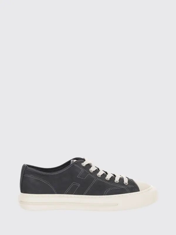 Hogan Rebel Nubuck Leather Sneakers With Embroidered H Logo