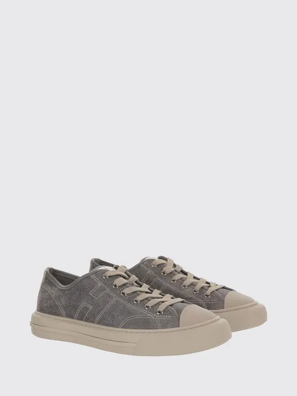 Hogan Rebel Suede Sneakers With Embroidered H Logo