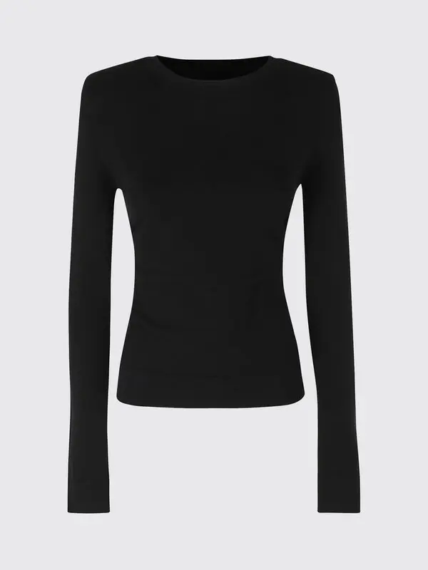 DONDUP Slim Fit Crewneck Jumper With Padded Shoulders