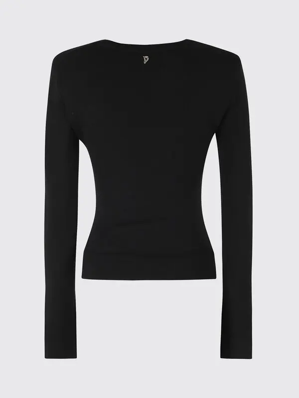 DONDUP Slim Fit Crewneck Jumper With Padded Shoulders