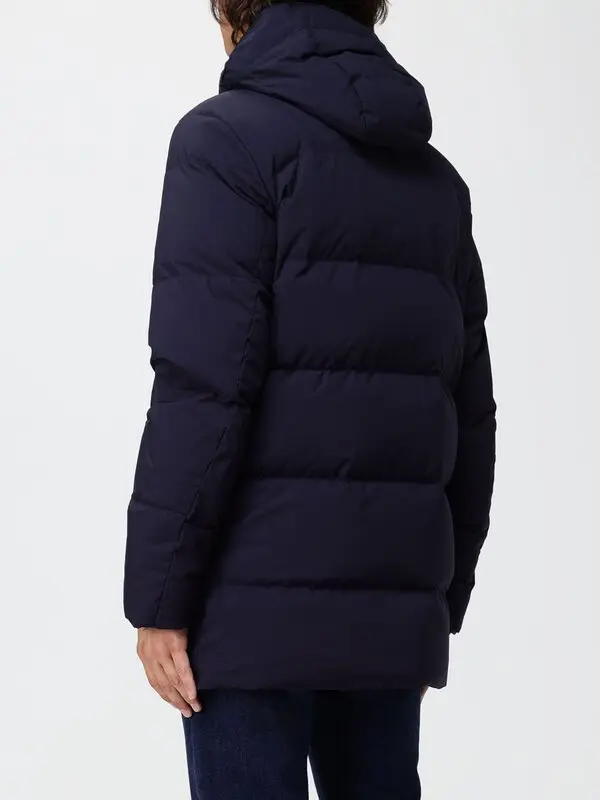Paul & Shark Quilted Down Jacket With Hood