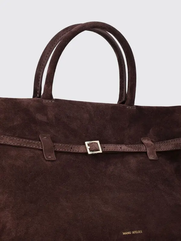 Manu Atelier Suede Handbag