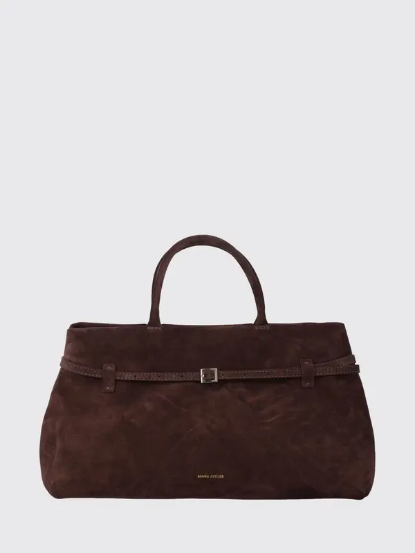 Manu Atelier Suede Handbag