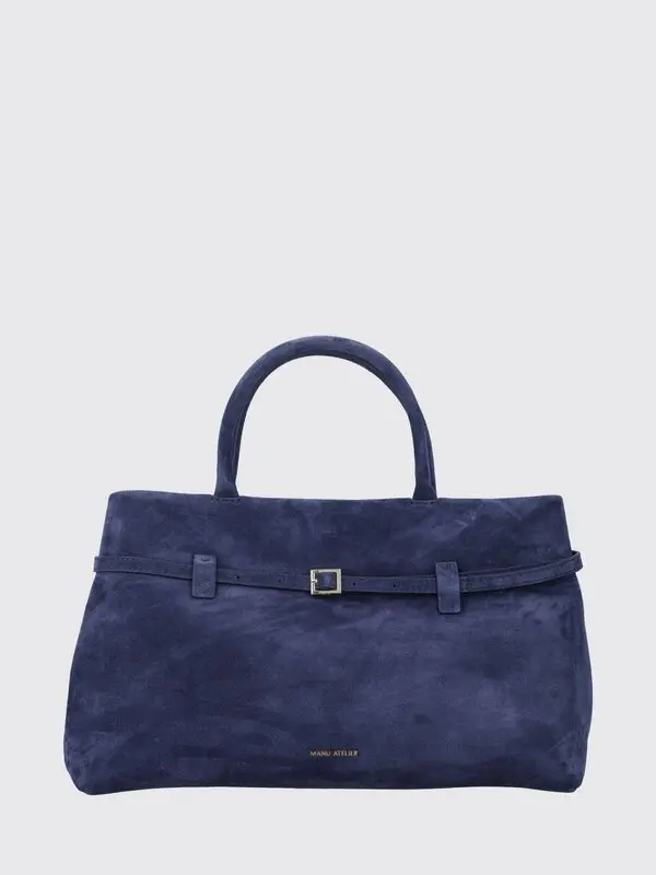 Manu Atelier Suede Handbag