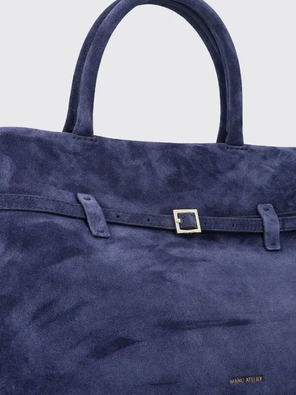 Manu Atelier Suede Handbag