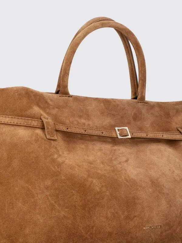 Manu Atelier Suede Handbag