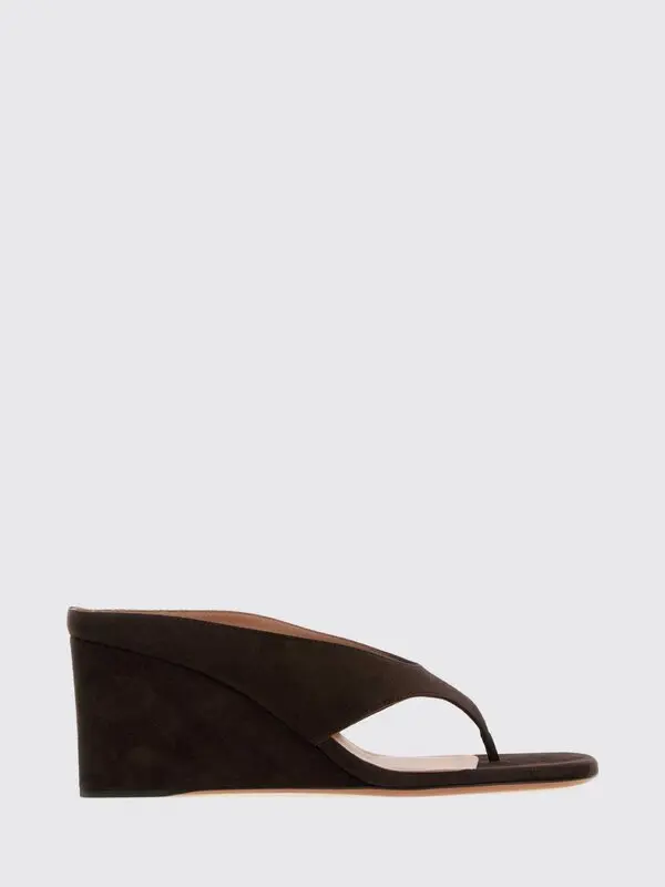 Alaïa Wedge Heeled Sandal - Brown