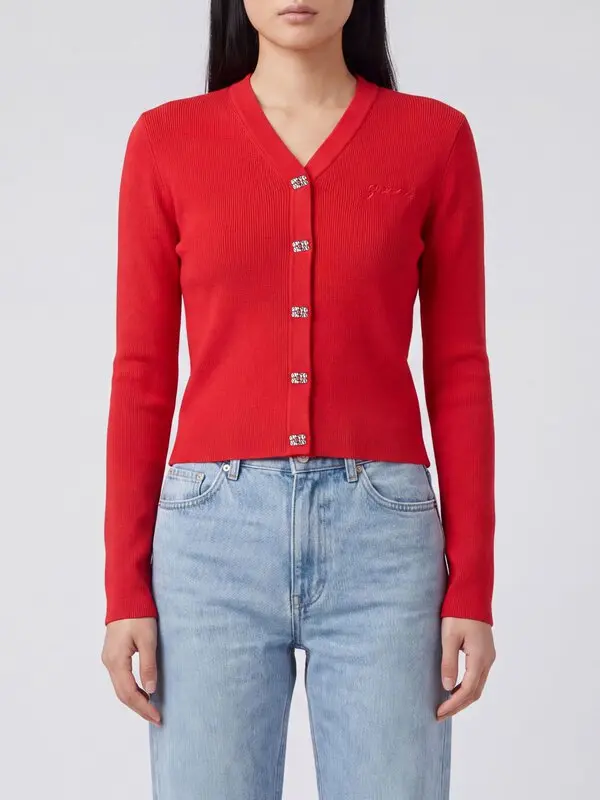 GANNI Sweater - Red