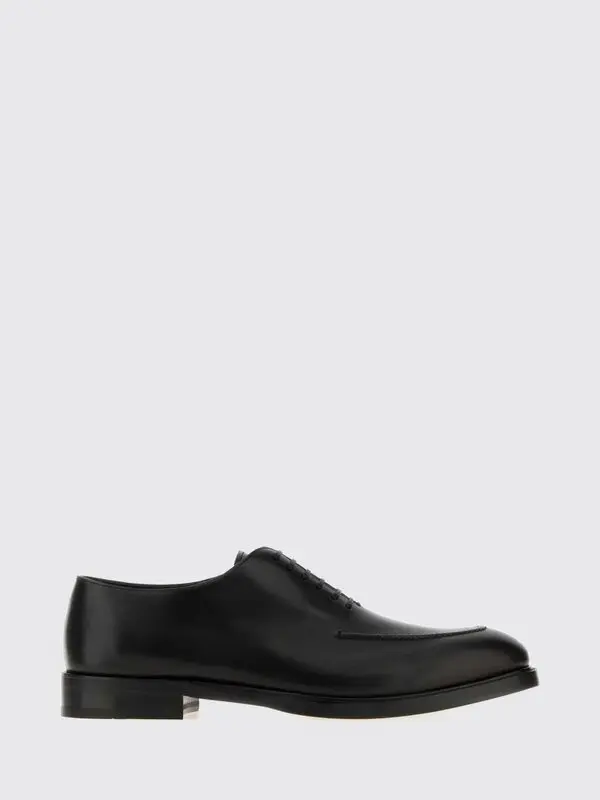 FERRAGAMO Leather Oxford Shoes - Black