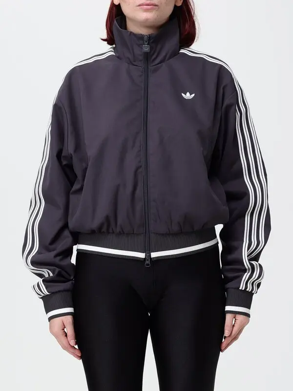 ADIDAS ORIGINALS Recycled Polyester Zip Track Top With High Neck