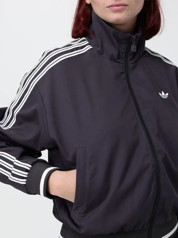 ADIDAS ORIGINALS Recycled Polyester Zip Track Top With High Neck