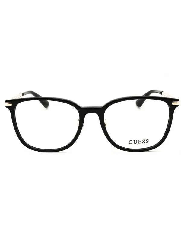 Guess Eyeglasses Round Frame, Full Rim, Acetate Construction - Dark Havana/clear Demo Lens