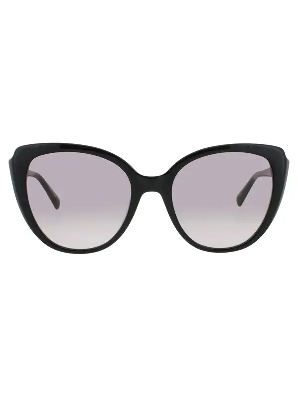 Longchamp Cat Eye Sunglasses - Black - Grey Gradient