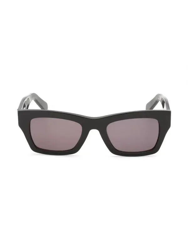 FERRAGAMO Rectangular Acetate Sunglasses - Black/grey