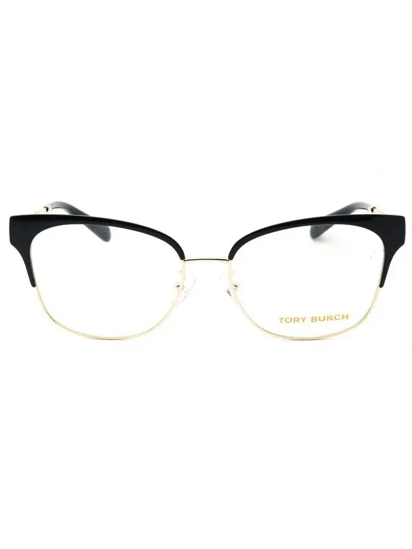 Tory Burch Cat-eye Metal Eyeglasses - Navy/gold/clear Demo Lens