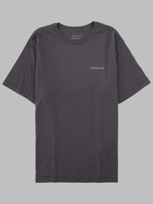 Patagonia P-6 Logo Graphic T-shirt - Charcoal