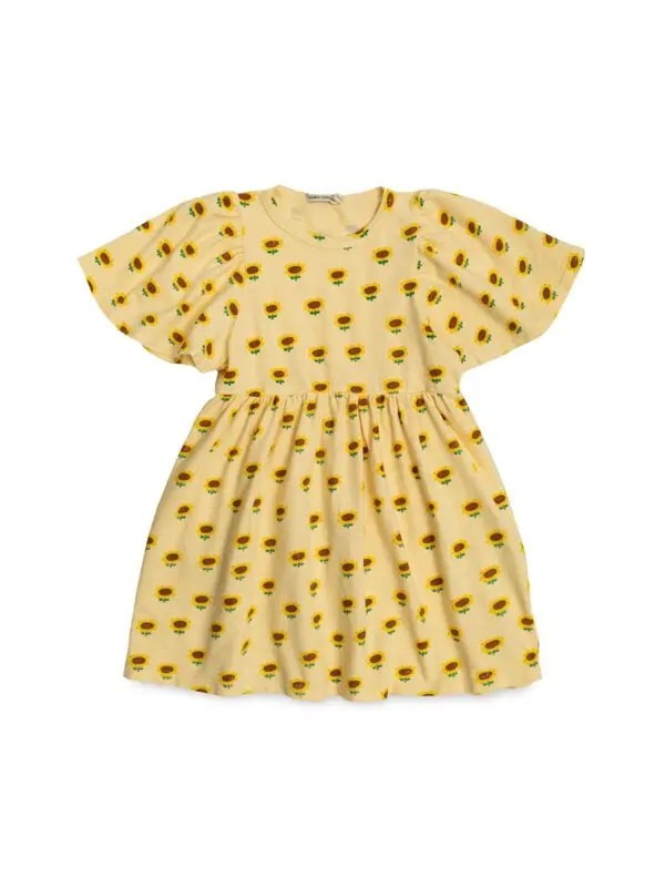 BOBO CHOSES Sunflower Print Mini Dress - White