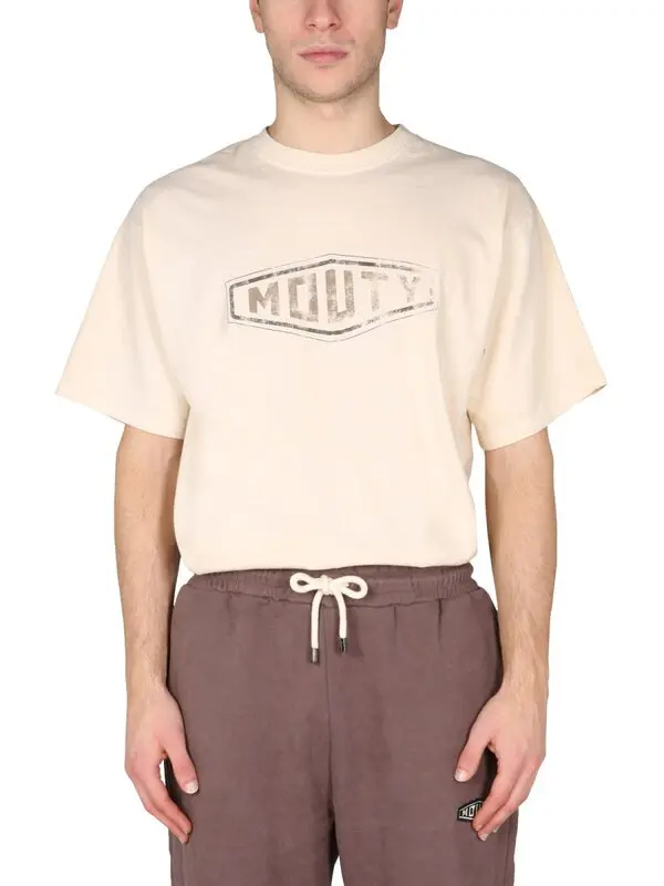 MOUTY Crew Neck Motors T-shirt For