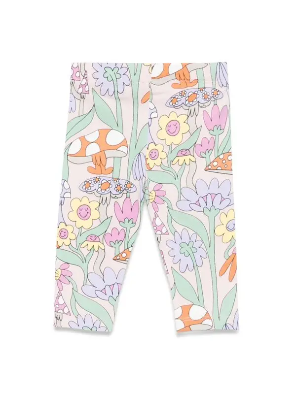 Stella McCartney All-over Print Leggings For Mini Fashionistas - Multicolour