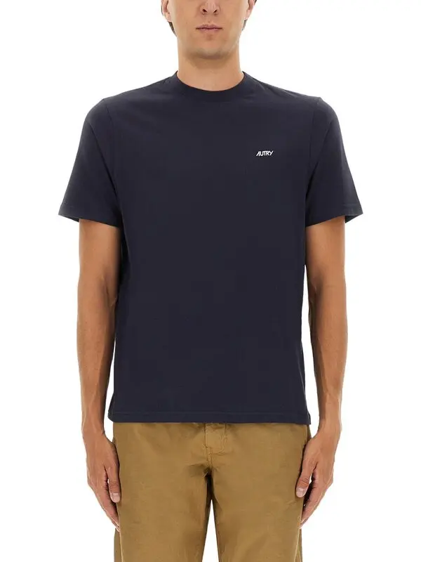 AUTRY Logo T-shirt - Blue