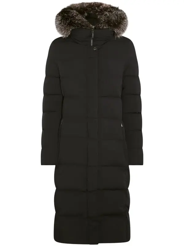 MOORER Down-filled Puffer Coat - Black