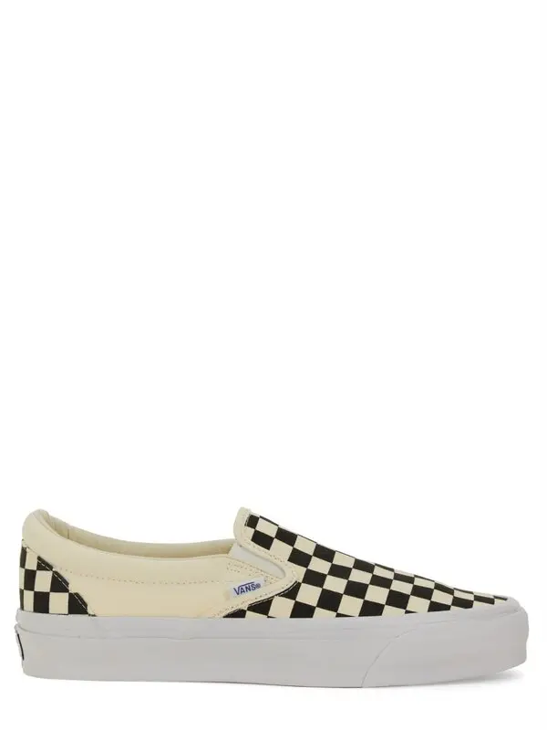 VANS Premium Slip-on Checkerboard Sneakers - White