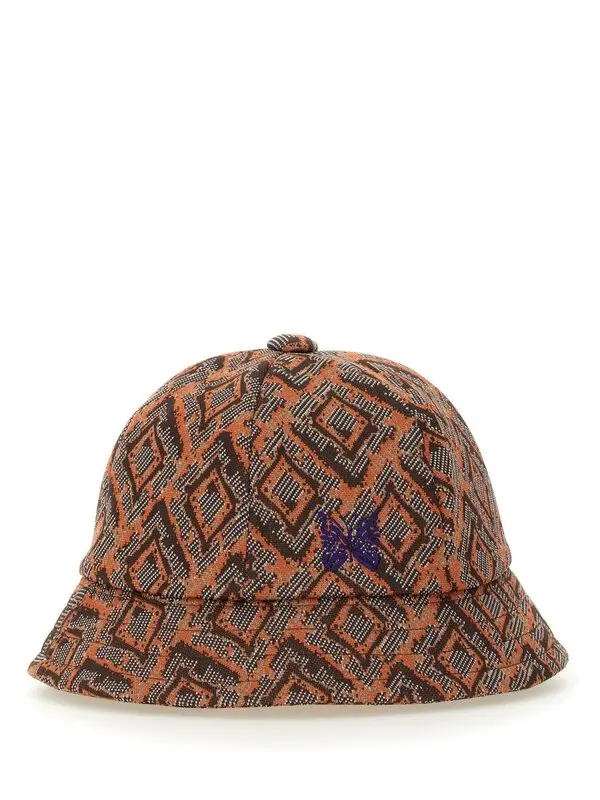 Needles Stylish Printed Hat For - Orange