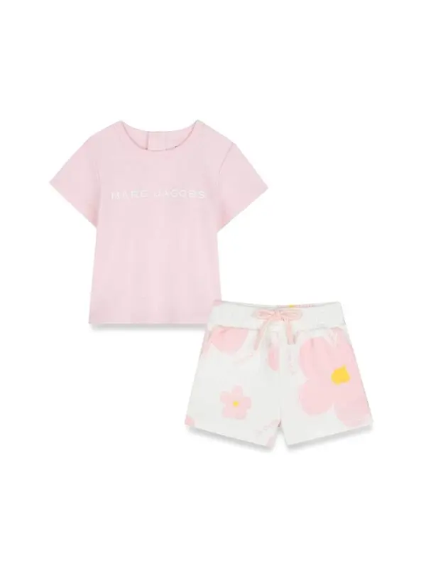 Marc Jacobs Mini T-shirt And Shorts Set - Pink
