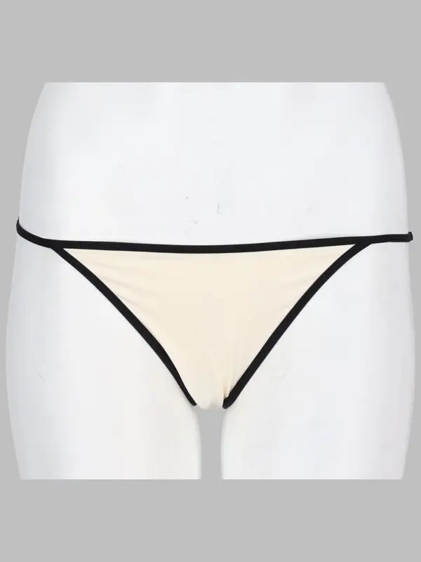 MC2 SAINT BARTH Mini String Swimwear - Ivory