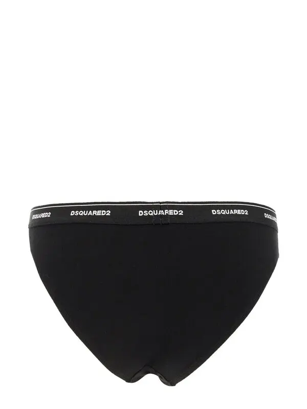 Dsquared2 Logo Band Underwear For - Black