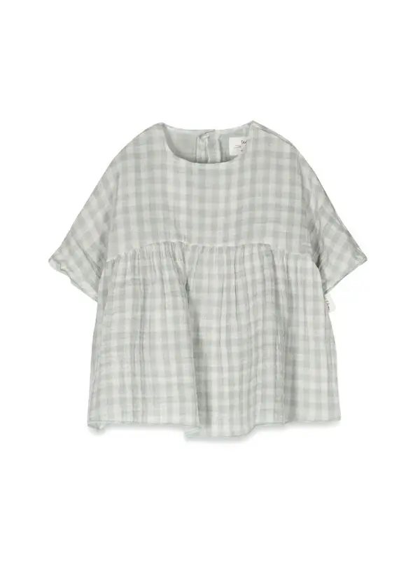 TEDDY & MINOU Mini Checkered Cotton Dress - Multicolour
