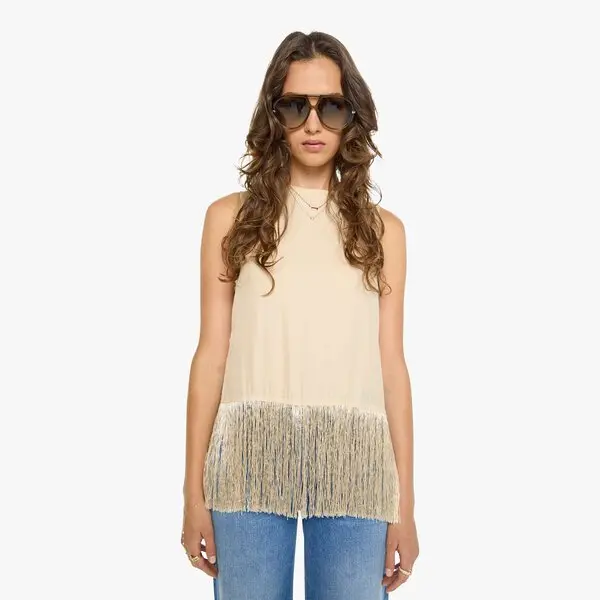 Natalie Martin Jessie Top Fringe - Cream