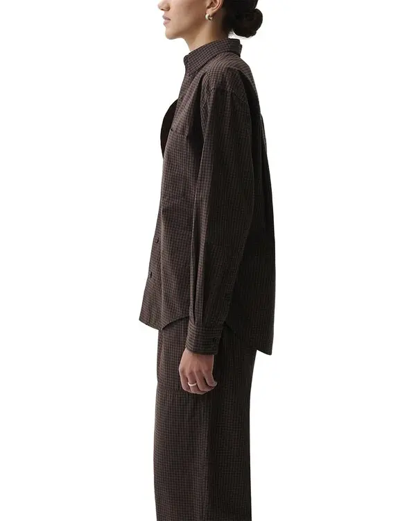PISTOLA Mila Long Sleeve Button Down Shirt