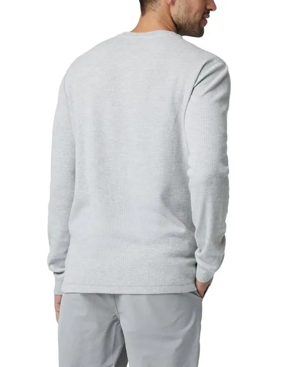 Vuori Waffle Cotton Blend Henley Shirt
