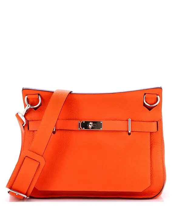 Hermès 31 Jypsiere Bag Clemence - Orange