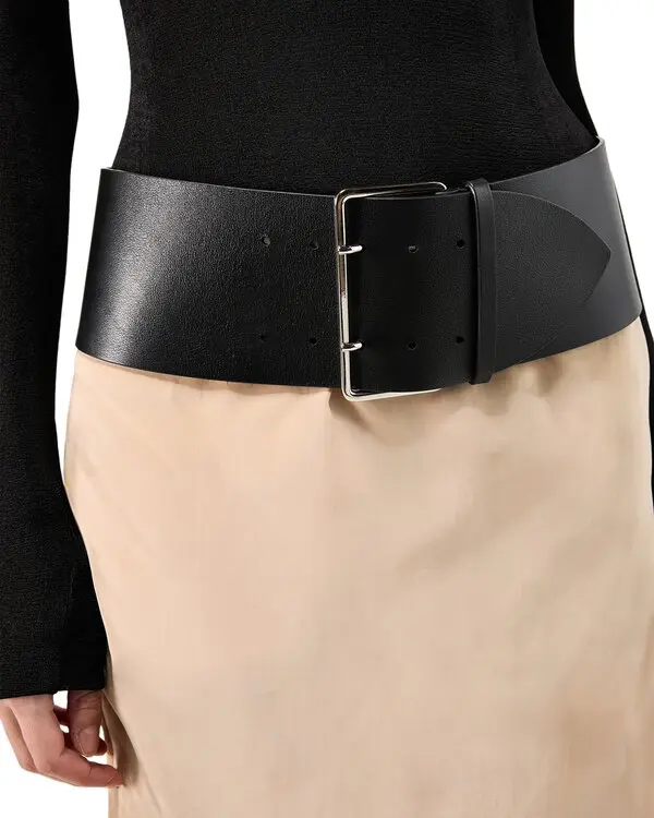 DEHANCHE Wide Leather Belt