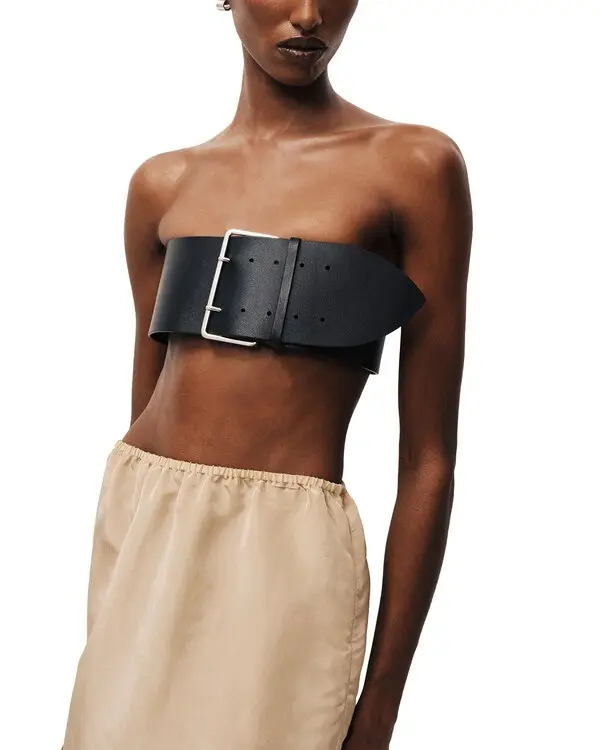 DEHANCHE Wide Leather Belt