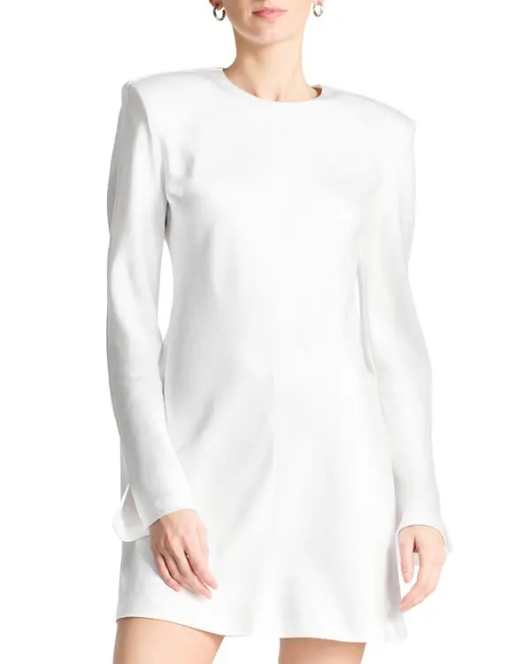 SAINT ART Salma Bias Cut Mini Dress - White