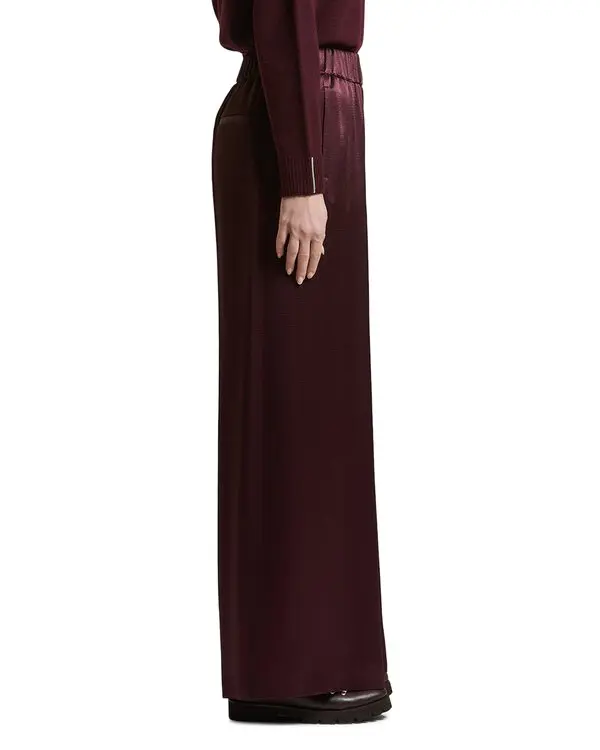 Peserico Textured Satin Wide Leg Pants
