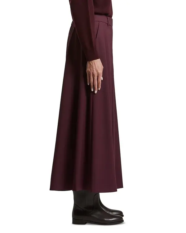 Peserico Wool Stretch Gabardine Skirt