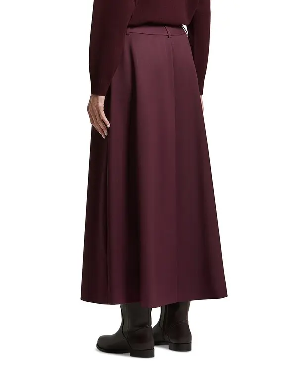 Peserico Wool Stretch Gabardine Skirt