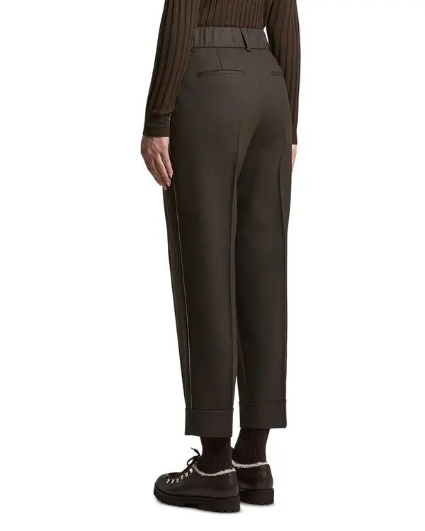 Peserico Wool Blend Stretch Tech Flannel Pants