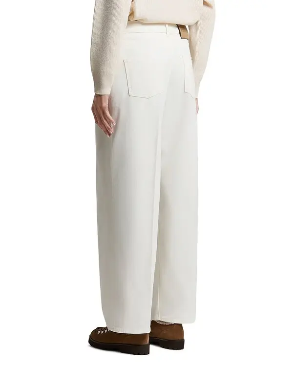 Peserico Cotton Stretch Gabardine Palazzo Pants