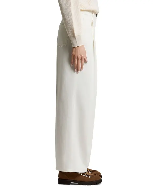 Peserico Cotton Stretch Gabardine Palazzo Pants