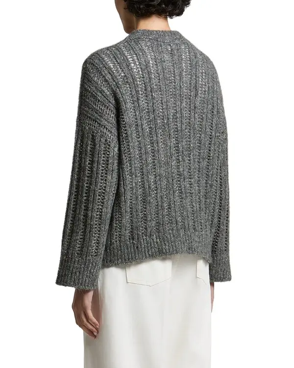 Peserico Rib Knit Crewneck Sweater