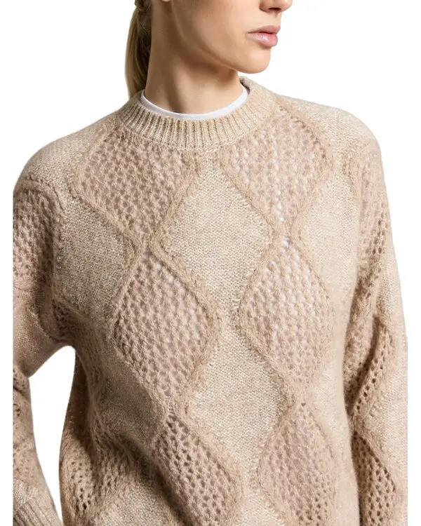 Peserico Stockinette Stitch Crewneck Sweater