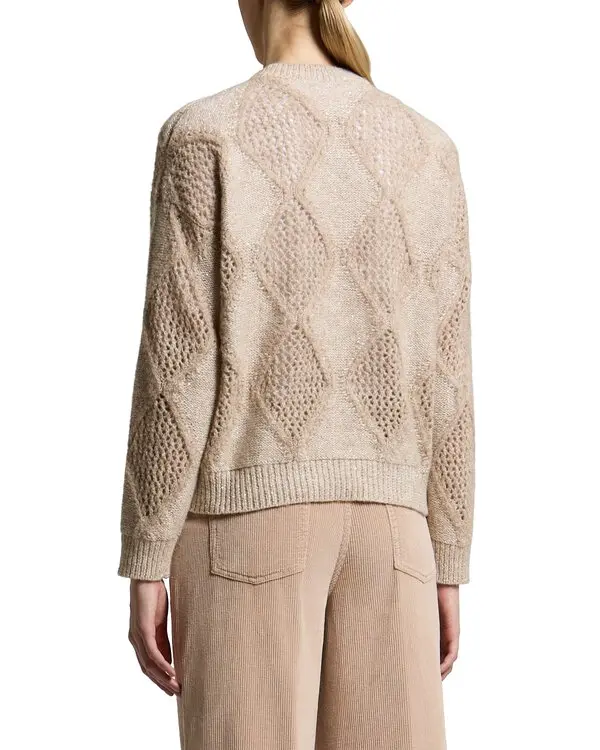 Peserico Stockinette Stitch Crewneck Sweater