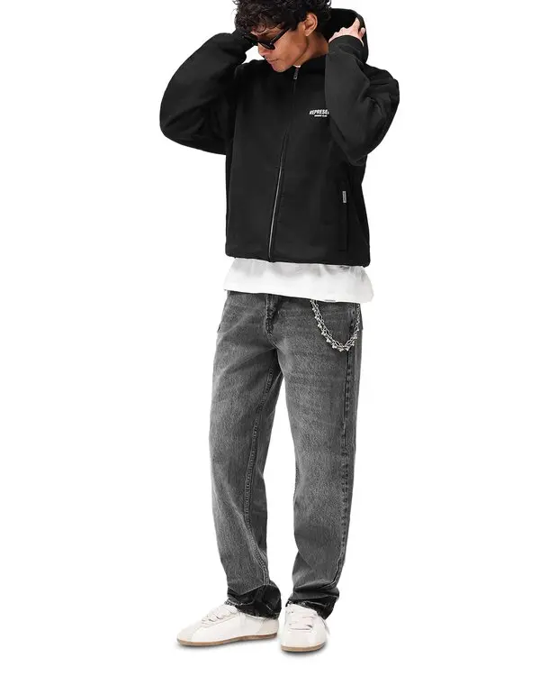 REPRESENT Owners Club Logo Zip Cotton Hoodie