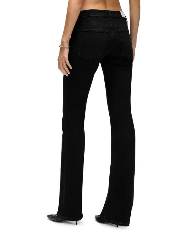 RE/DONE The Low Rise Micro Bootcut Jeans